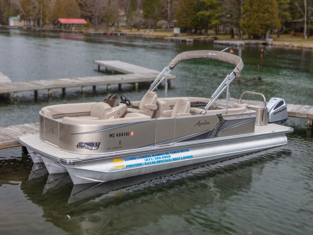 Pontoon Boat Rental Torch Lake Michigan | Luhrs Landing